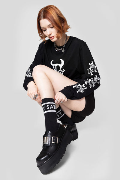 Made By Satan Crew Socks (Unisex) – LONG CLOTHING