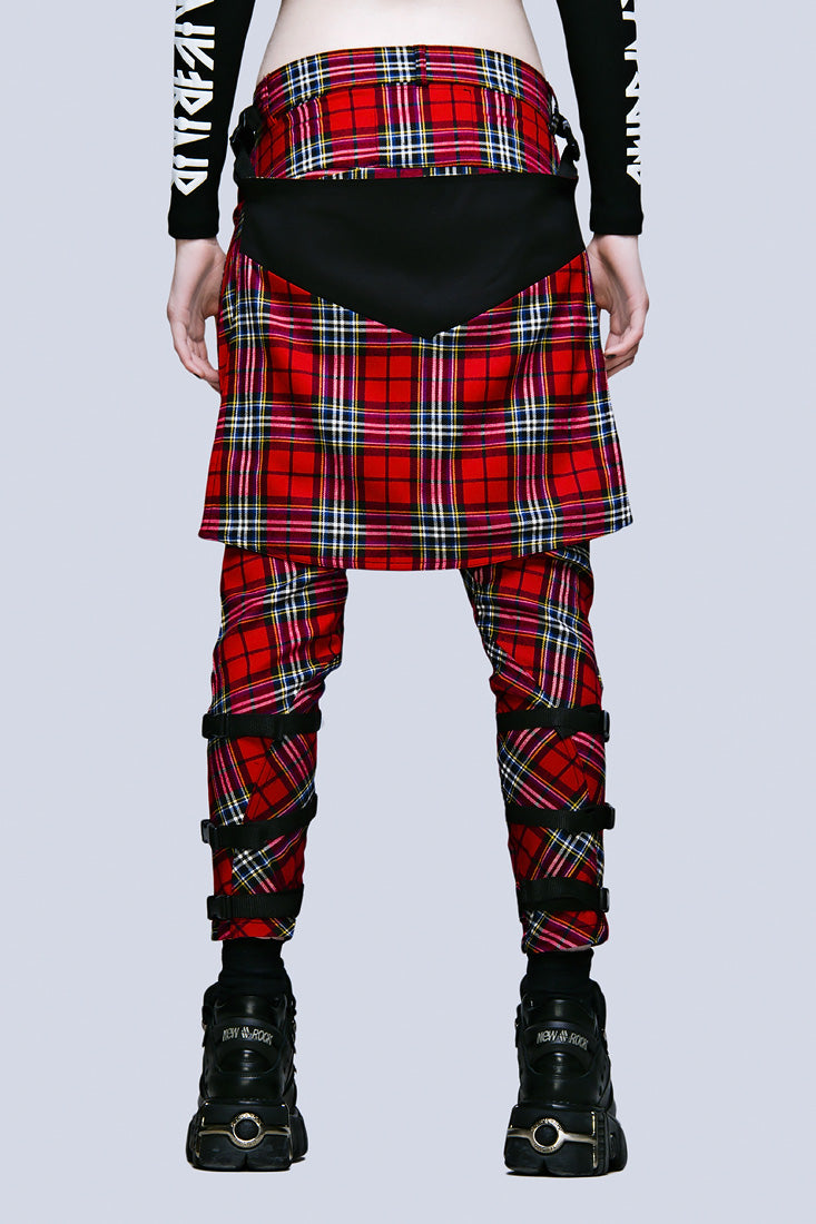 Clip Pants (Red Tartan) – LONG CLOTHING